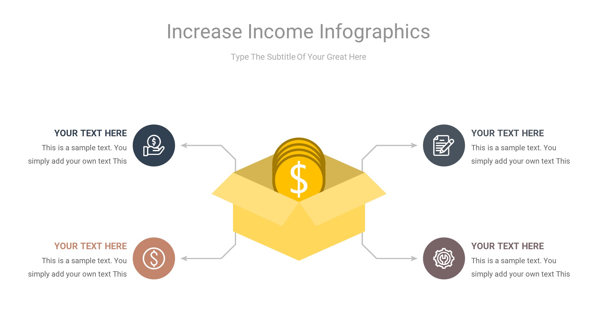 Increase Income .Infographics Template Slides by SOOZ_ART | GraphicRiver