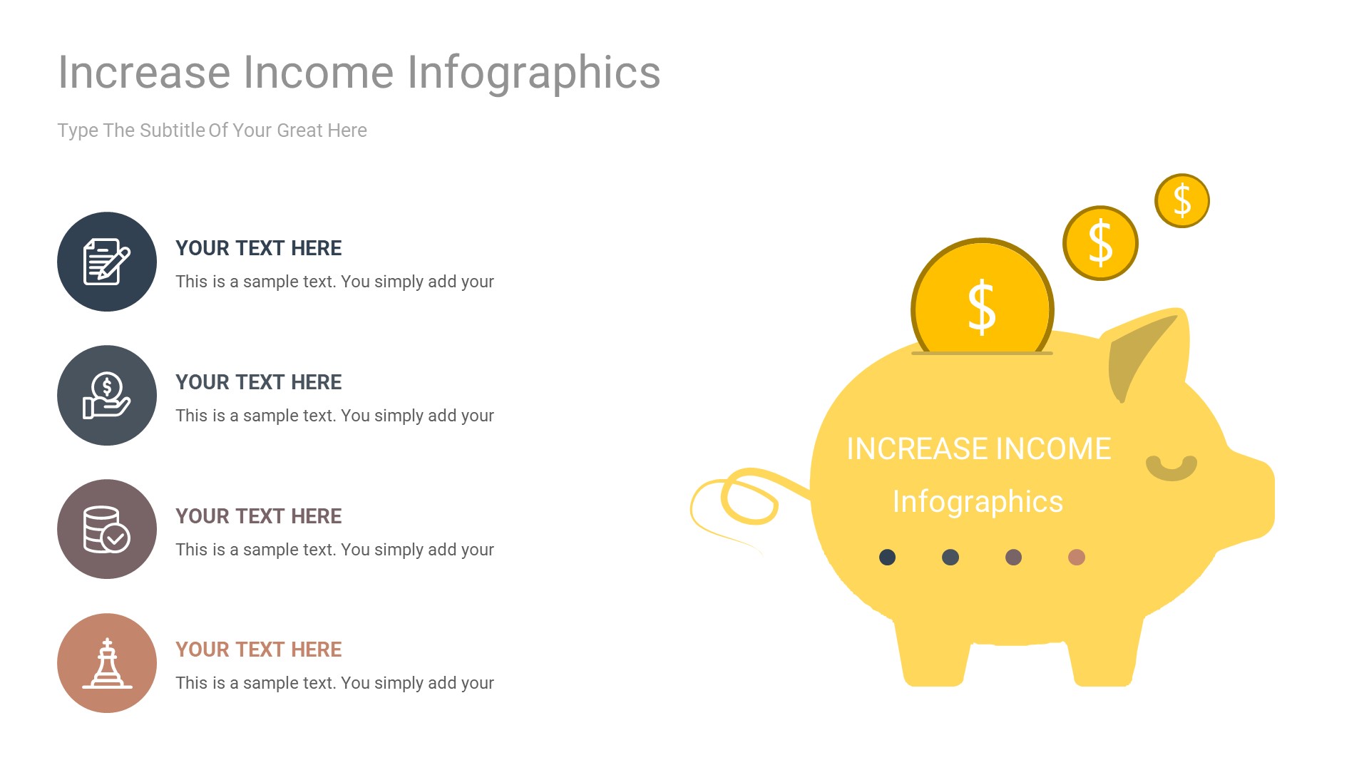 Increase Income .Infographics Template Slides by SOOZ_ART | GraphicRiver