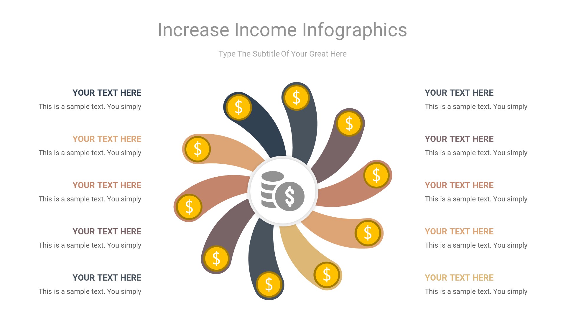 Increase Income .Infographics Template Slides by SOOZ_ART | GraphicRiver