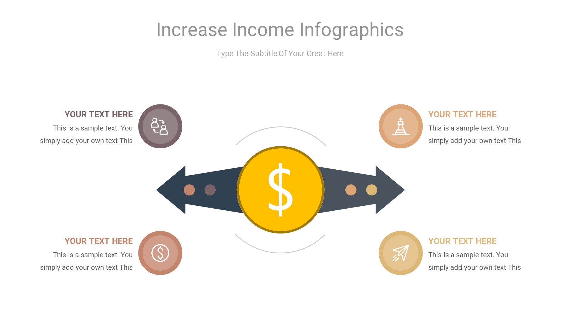 Increase Income .Infographics Template Slides by SOOZ_ART | GraphicRiver