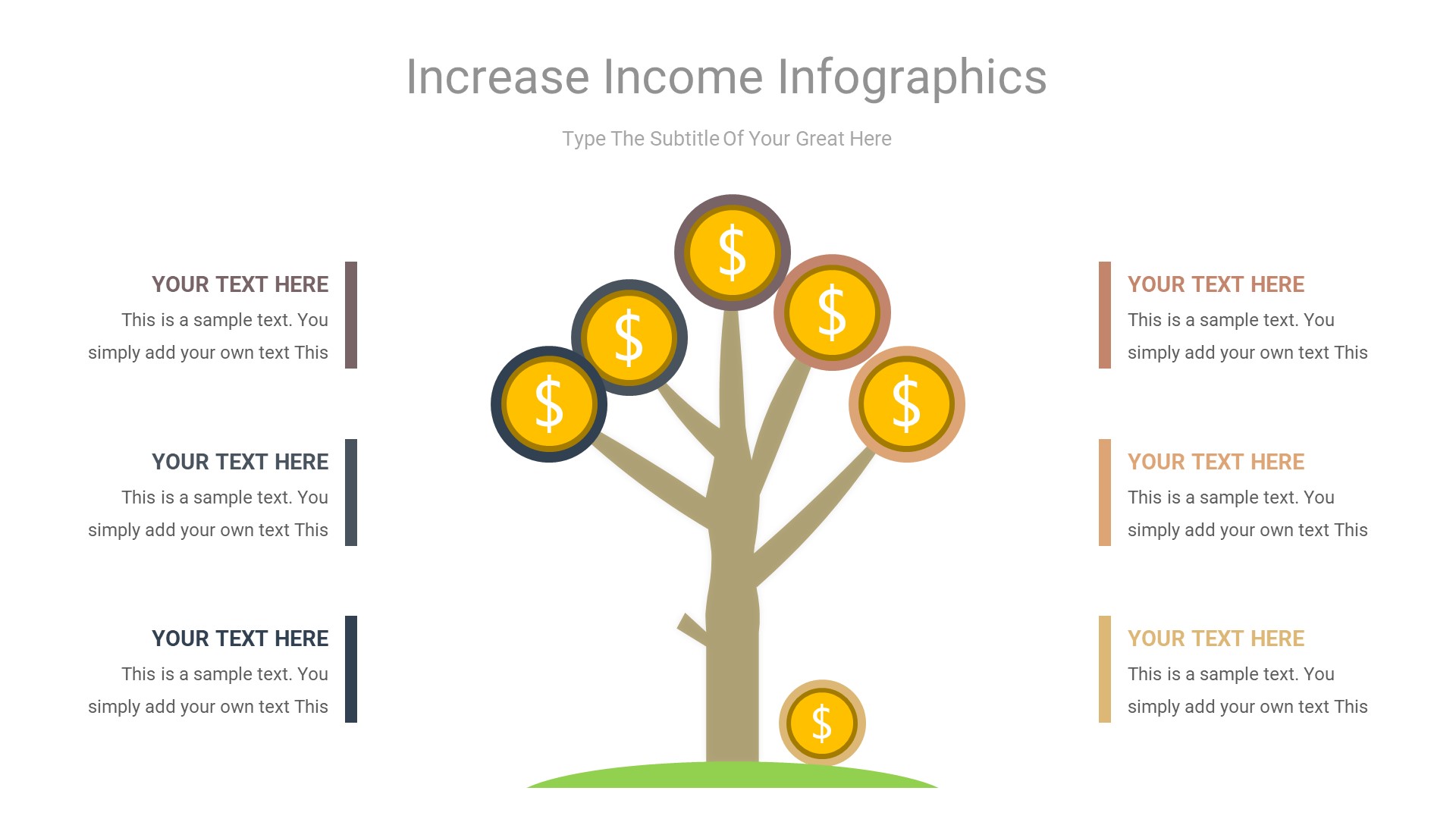 Increase Income .Infographics Template Slides by SOOZ_ART | GraphicRiver