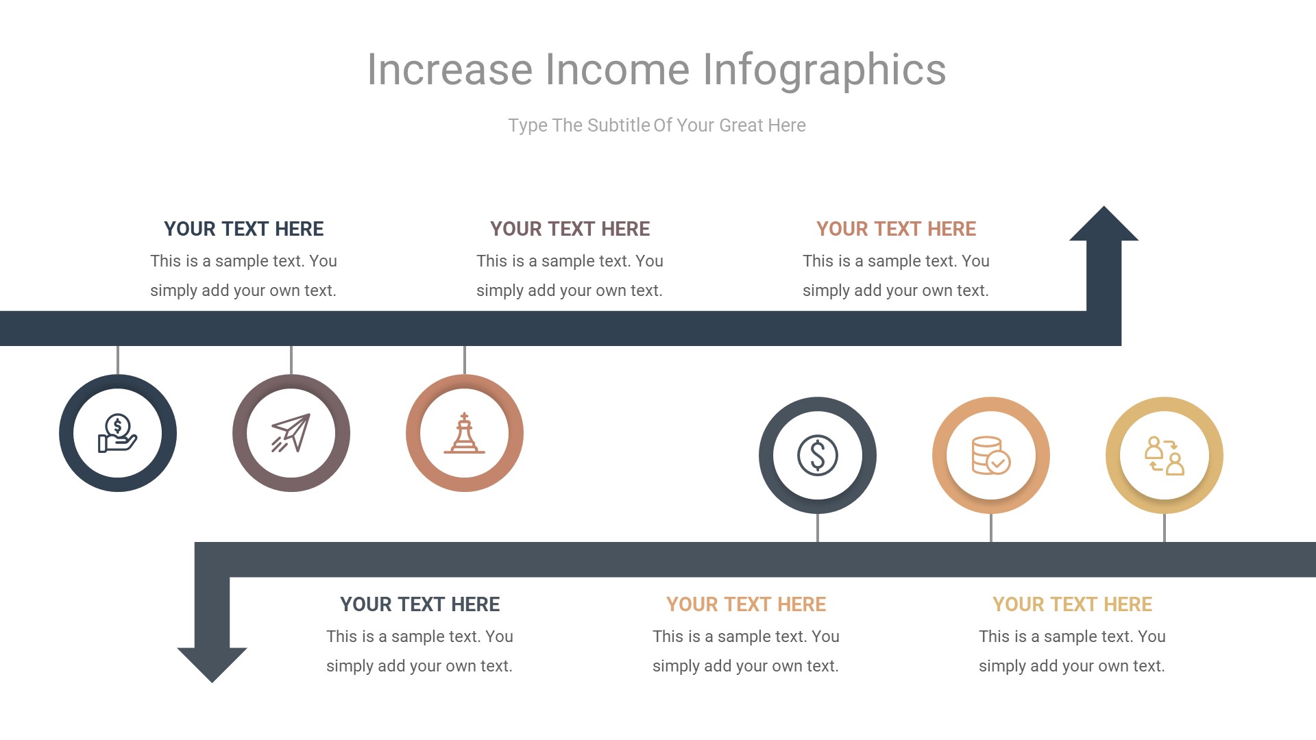Increase Income .Infographics Template Slides by SOOZ_ART | GraphicRiver