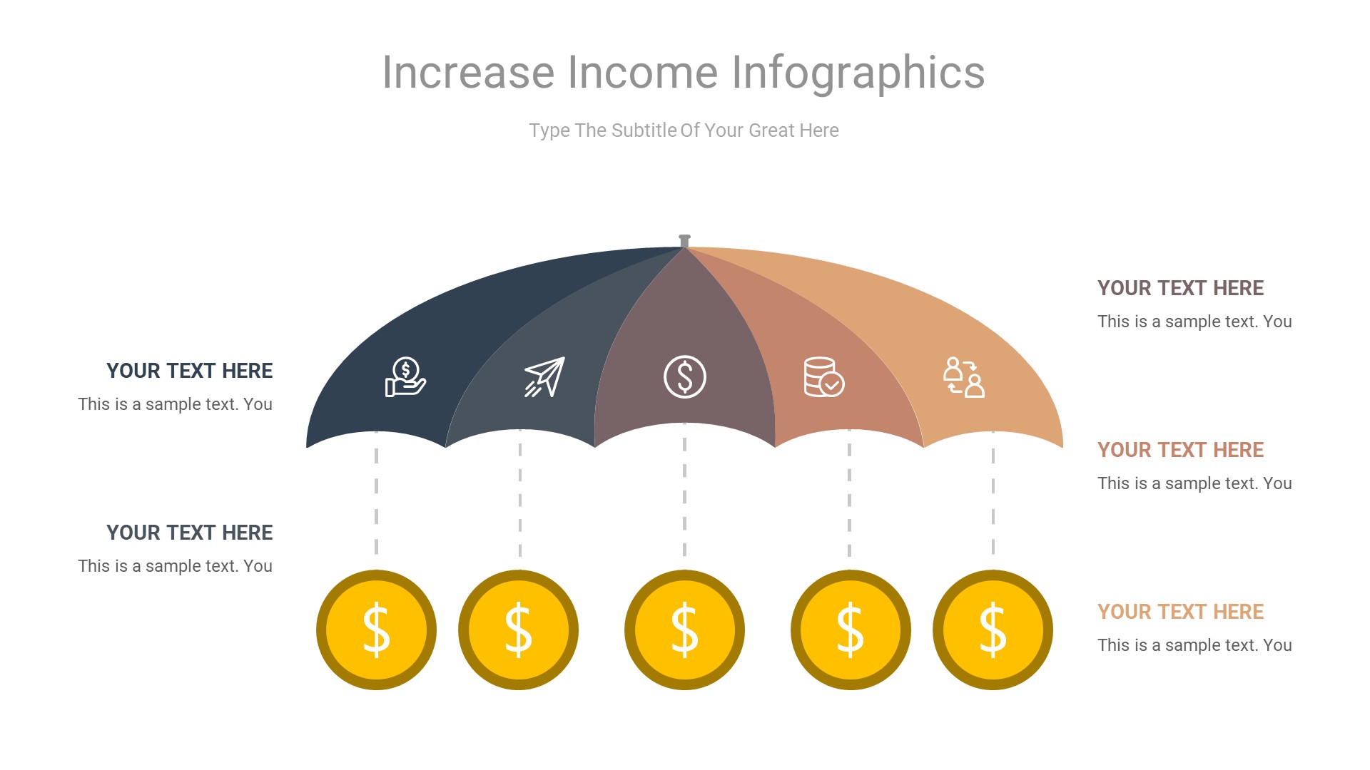 Increase Income .Infographics Template Slides by SOOZ_ART | GraphicRiver