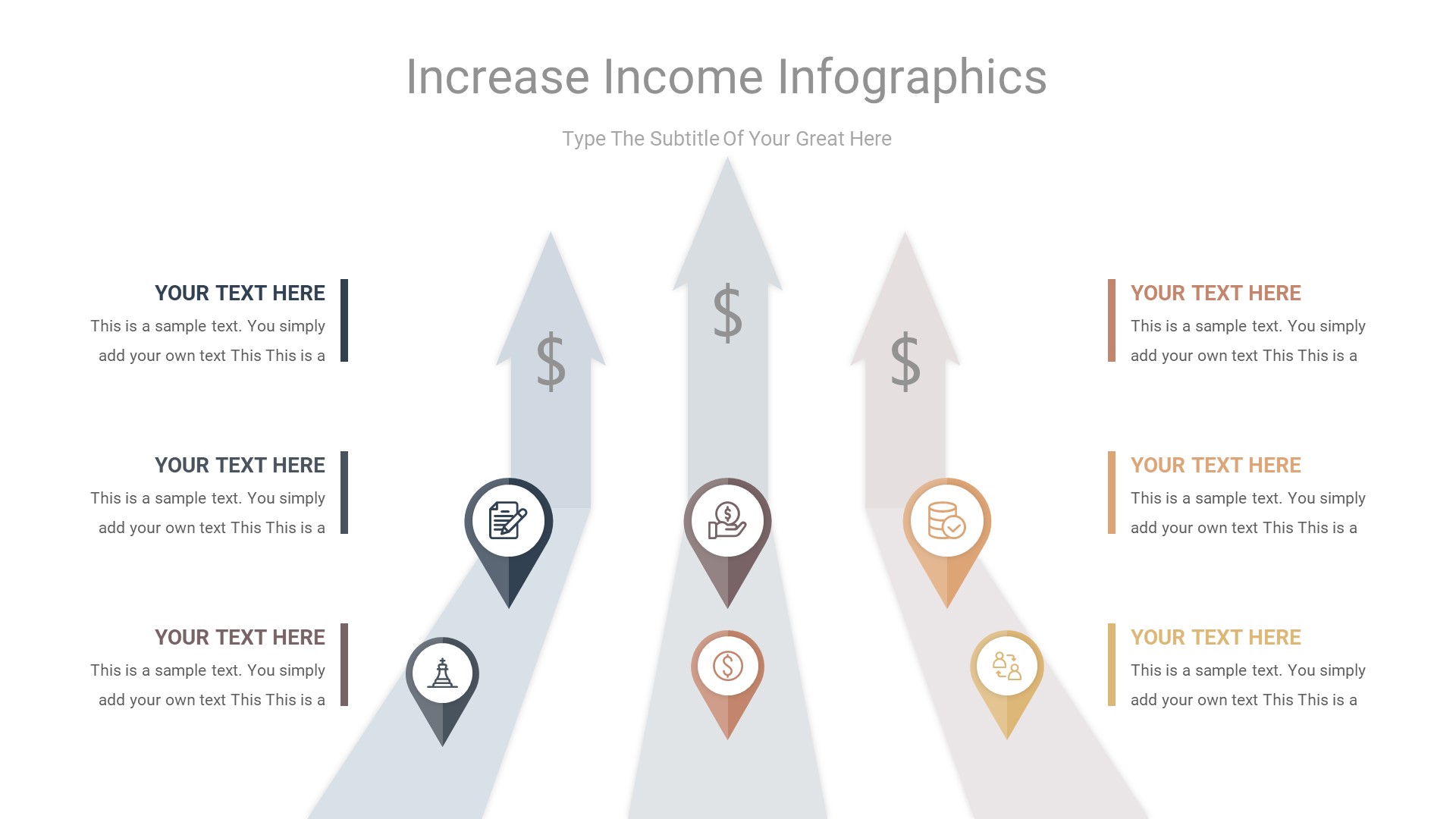 Increase Income .Infographics Template Slides by SOOZ_ART | GraphicRiver