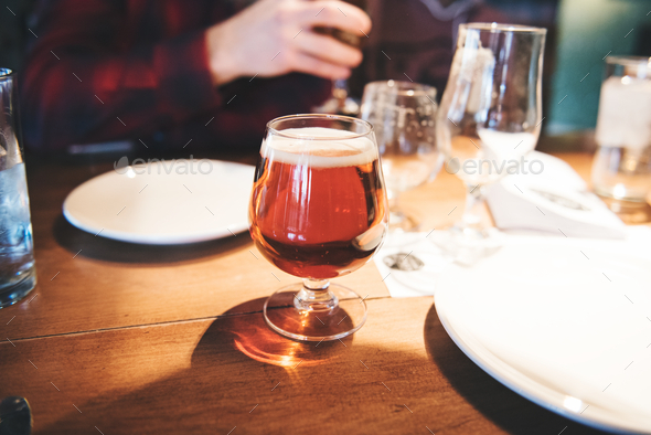 Craft Beer on draft Stock Photo by daphneemarie | PhotoDune