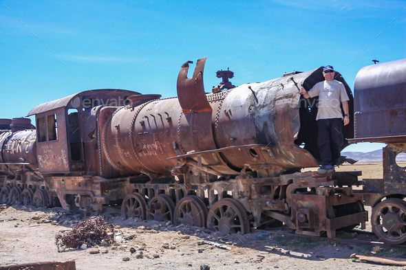 Uyuni train cemetery Stock Photo by moniquewray | PhotoDune