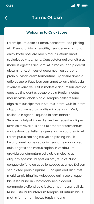 CrickScor - Fresh Flutter App Ui Template for Cricket Score by jpatgir