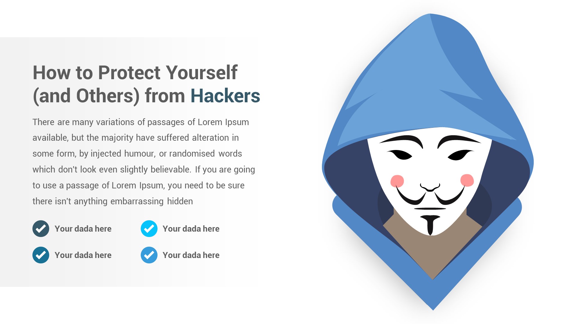 Cyber Security Infographics Keynote Presentation Template by Neroox