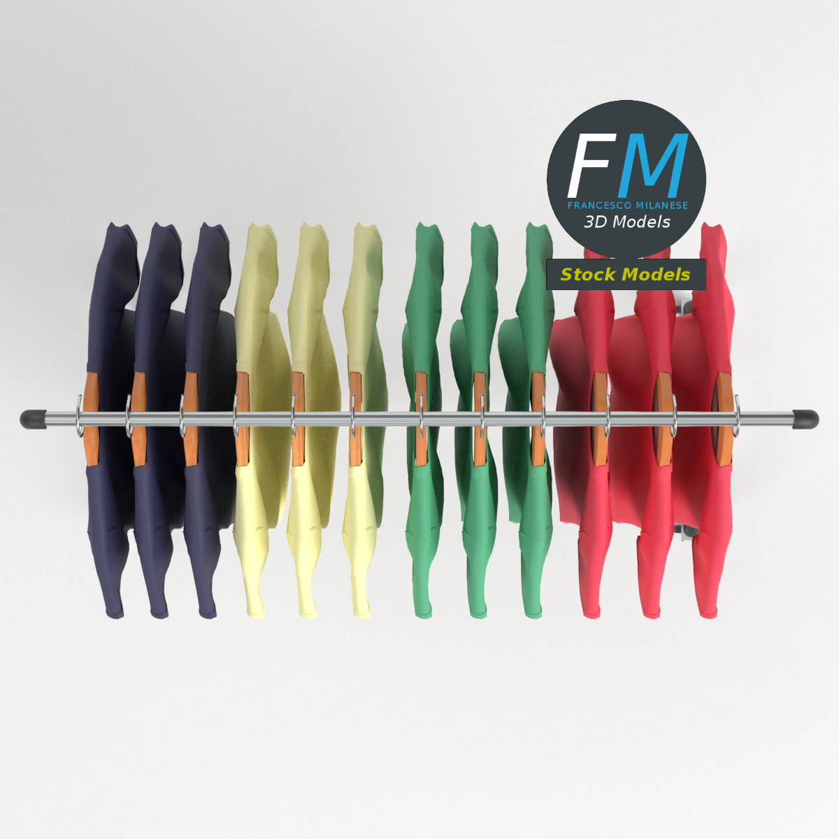 T-shirts rack by FrancescoMilanese85 | 3DOcean