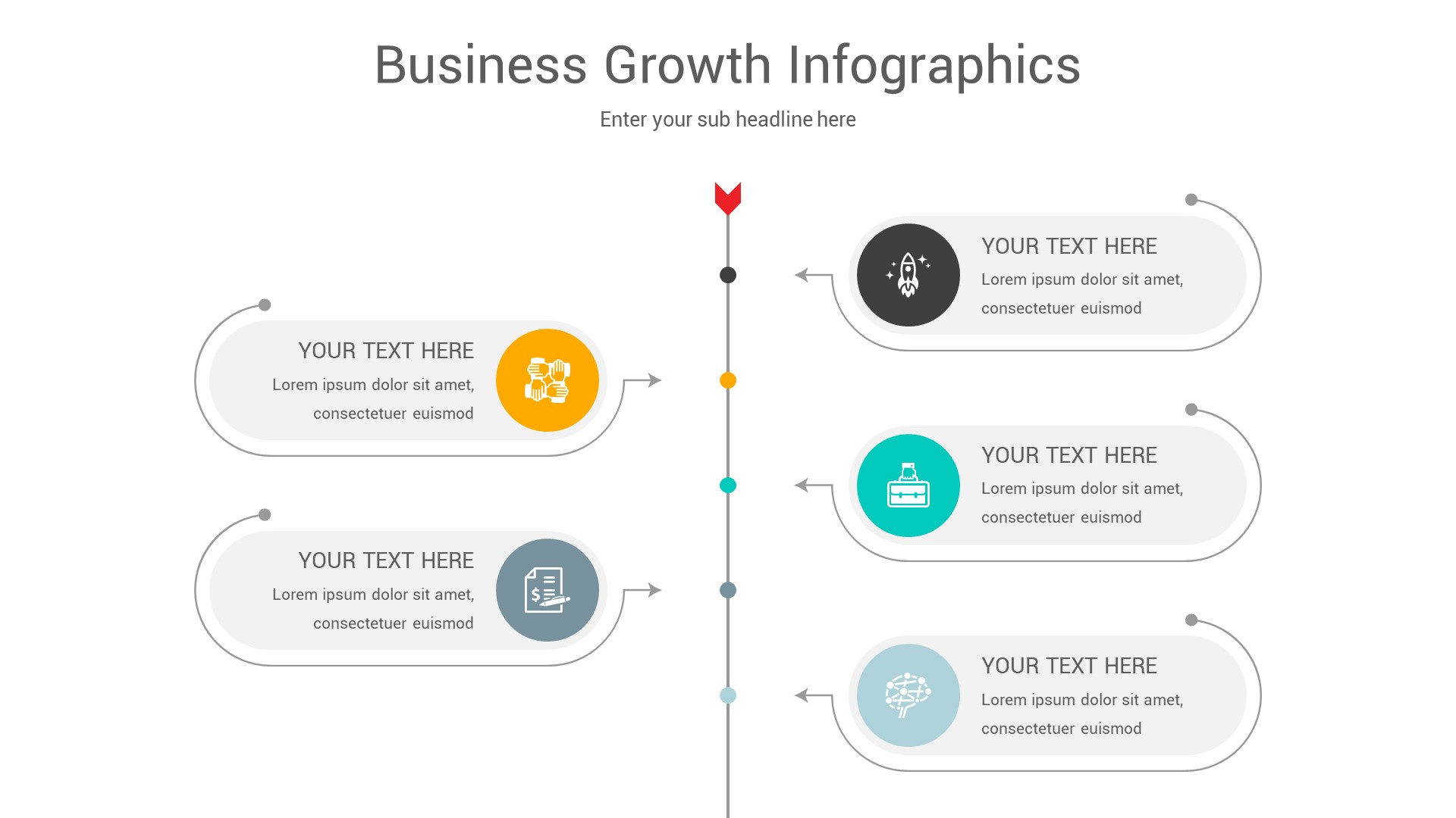 Business Growth Infographics Keynote Presentation Template ...