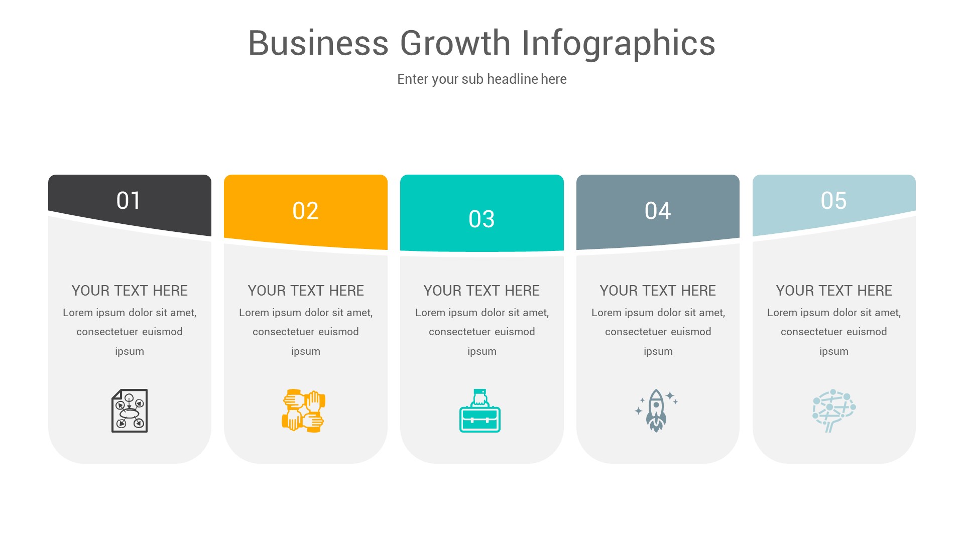 Business Growth Infographics Keynote Presentation Template ...