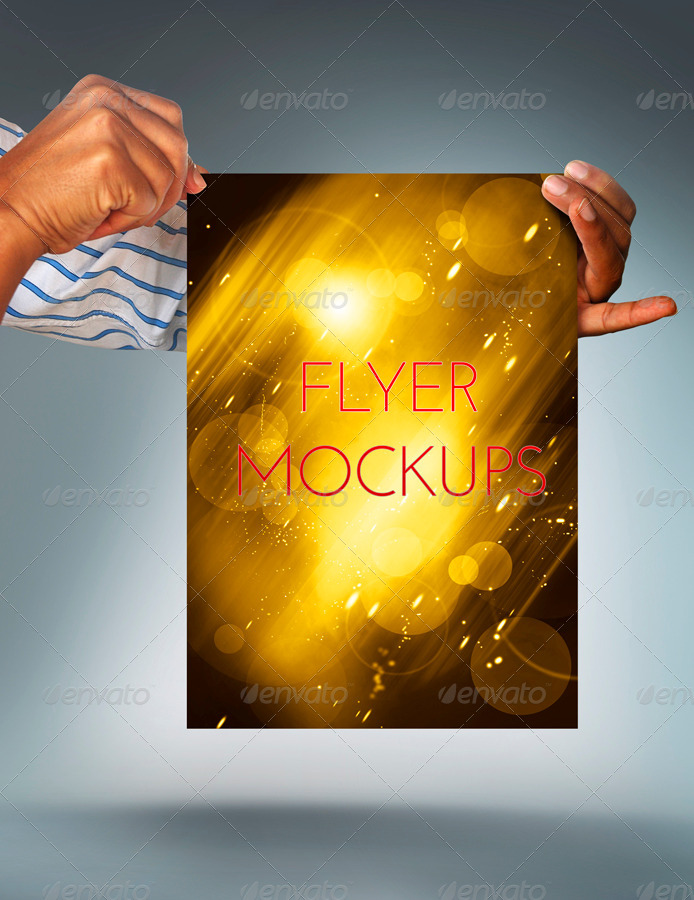 Hand Display Poster Mockup, Graphics | GraphicRiver