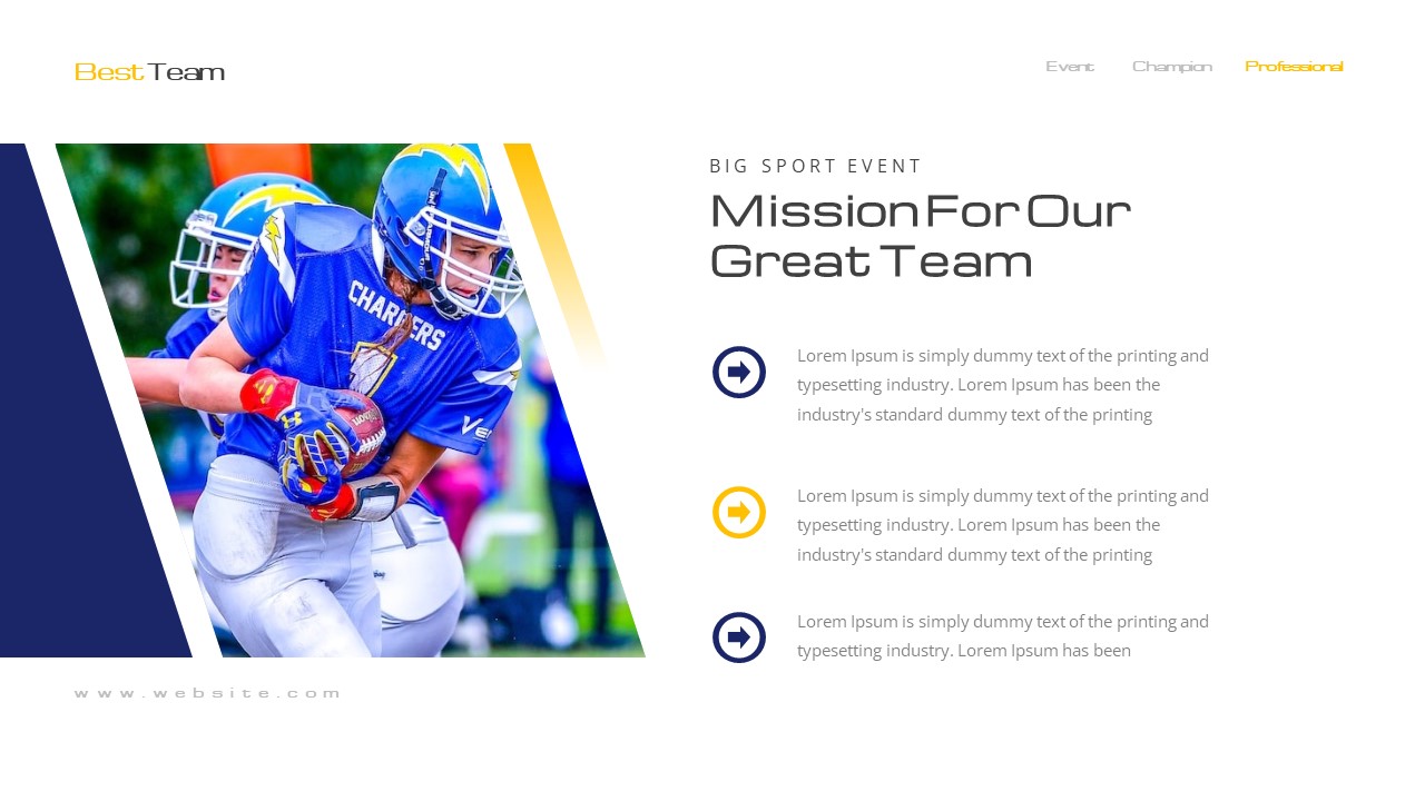 American Football Powerpoint Template, Presentation Templates ...