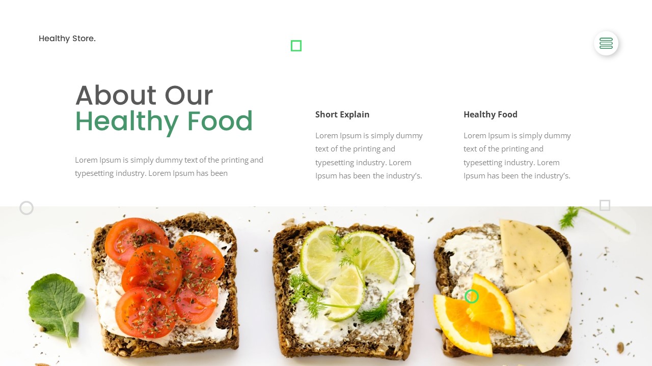 Healthy Food Powerpoint Template, Presentation Templates | GraphicRiver