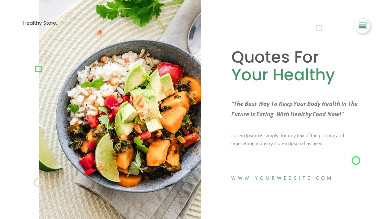 Healthy Food Powerpoint Template, Presentation Templates | GraphicRiver