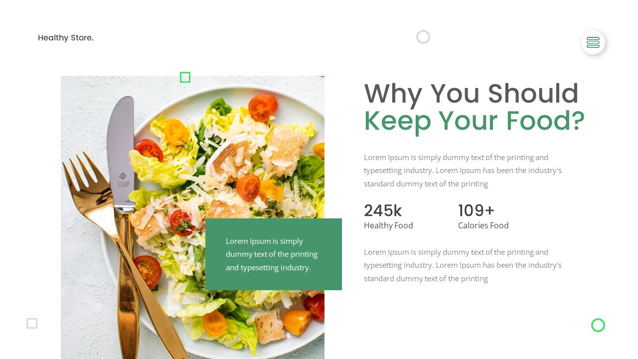 Healthy Food Powerpoint Template, Presentation Templates | GraphicRiver