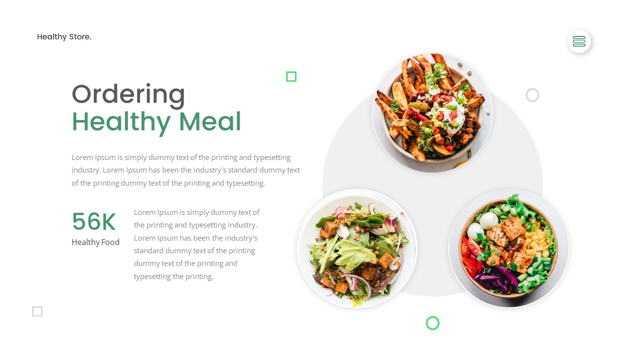 Healthy Food Google Slide Template, Presentation Templates | GraphicRiver