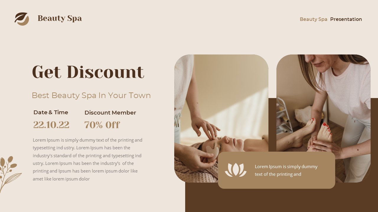 Beauty Spa Google Slide Template, Presentation Templates | GraphicRiver