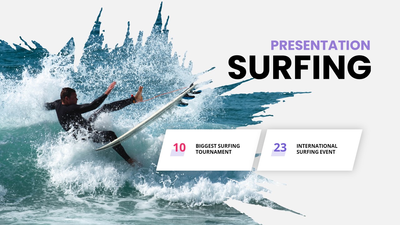 Surfing Google Slide Template, Presentation Templates | GraphicRiver