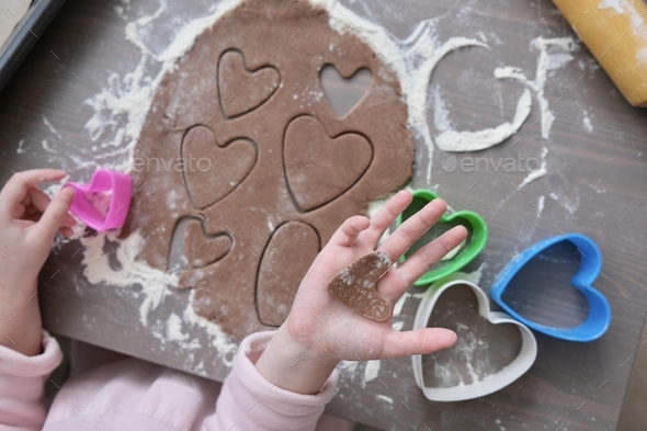 Kids making cookies Stock Photo by MarishkaTR | PhotoDune