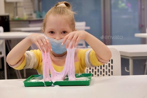 Children making slime Stock Photo by MarishkaTR | PhotoDune