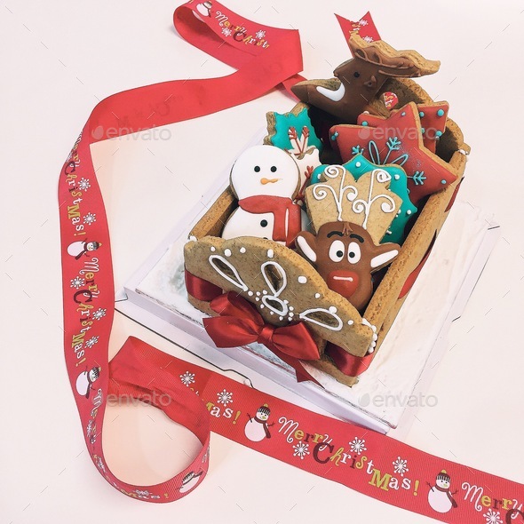Christmas Gingerbread Cart! Stock Photo by Hellobelleelle | PhotoDune