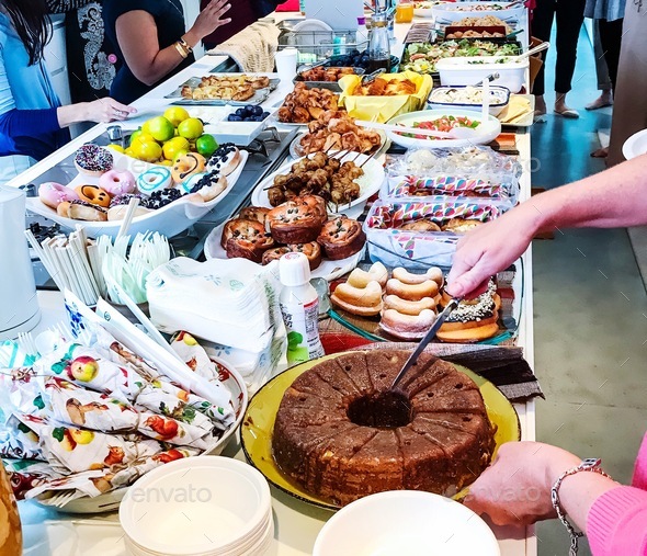 Potluck fun Stock Photo by MayFayStudio | PhotoDune