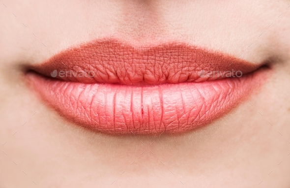 Woman's lips and smile close up Stock Photo by mirarahneva | PhotoDune