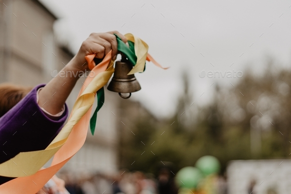 back to school / ringing bell Stock Photo by LesiaValentain | PhotoDune