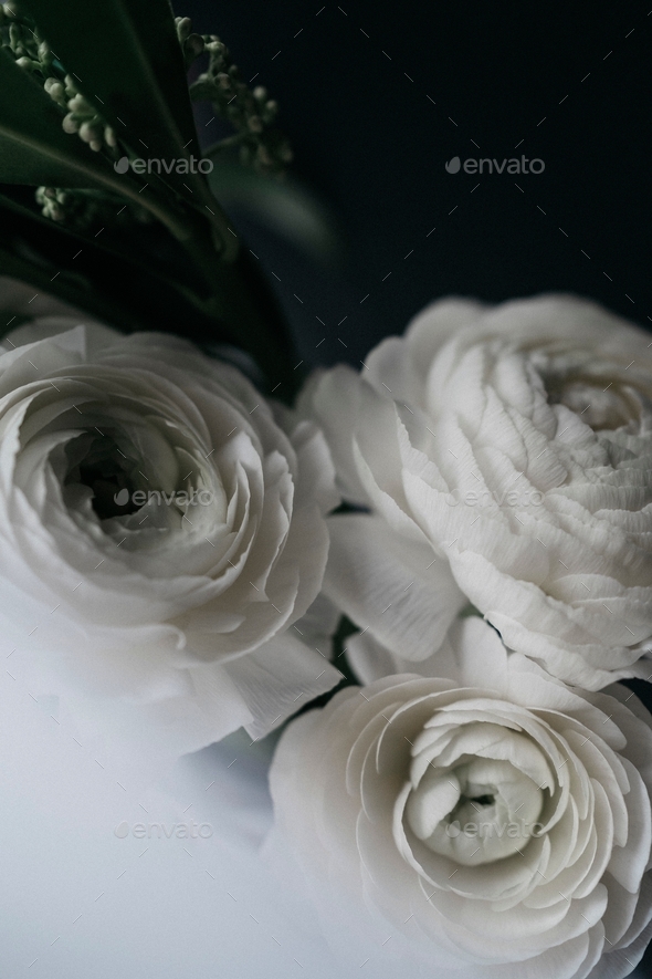 shadows and lights / moody flowers / bouquet / greenery / dark / gothic ...