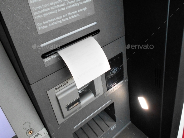 ATM Receipt! ATM Banking! Stock Photo by AZ-BLT | PhotoDune