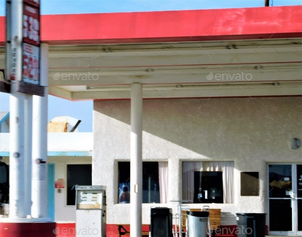Vintage Old Style Gas Station! Stock Photo by AZ-BLT | PhotoDune
