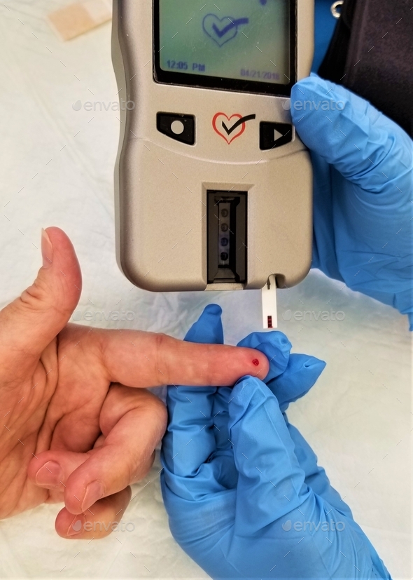 Diabetic Glucose Testing! Stock Photo by AZ-BLT | PhotoDune