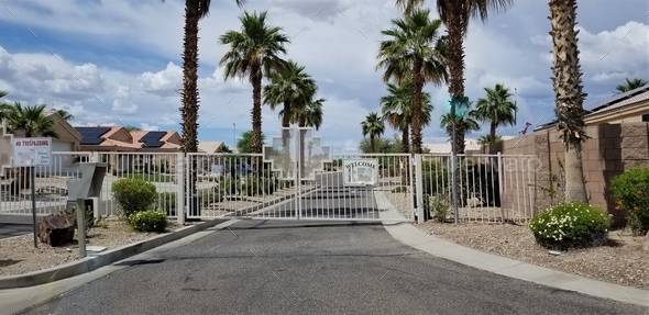 Gated Community! Homes and Neighborhoods! NOMINATED!! Stock Photo by AZ-BLT