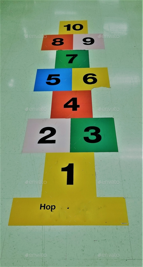 Hop Scotch! Numbers! Stock Photo by AZ-BLT | PhotoDune