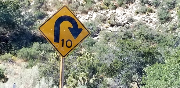 Street and Road Signs! Curves! Stock Photo by AZ-BLT | PhotoDune