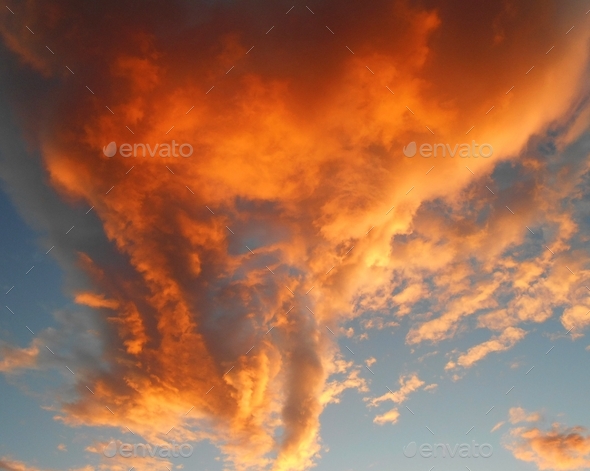 Flaming Funnel Cloud! NOMINATED!! Stock Photo by AZ-BLT | PhotoDune
