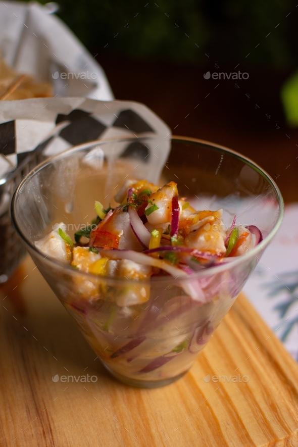 Fresh from ceviche. Raw Fish. Seafood. Stock Photo by jdvolcan | PhotoDune