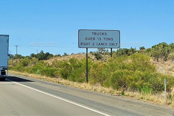 Transportation and Logistics! Street and Road Signs! Trucks Over 13 ...