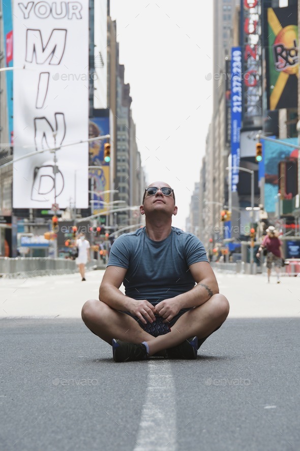 Man sitting on a ground Stock Photo by nodar77 | PhotoDune