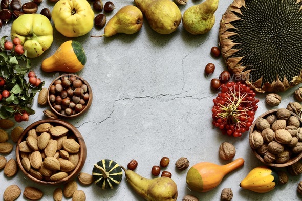 Autumn food background Stock Photo by nodar77 | PhotoDune