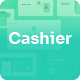 Cashier - Payment Mobile Apps Powerpoint Template, Presentation Templates