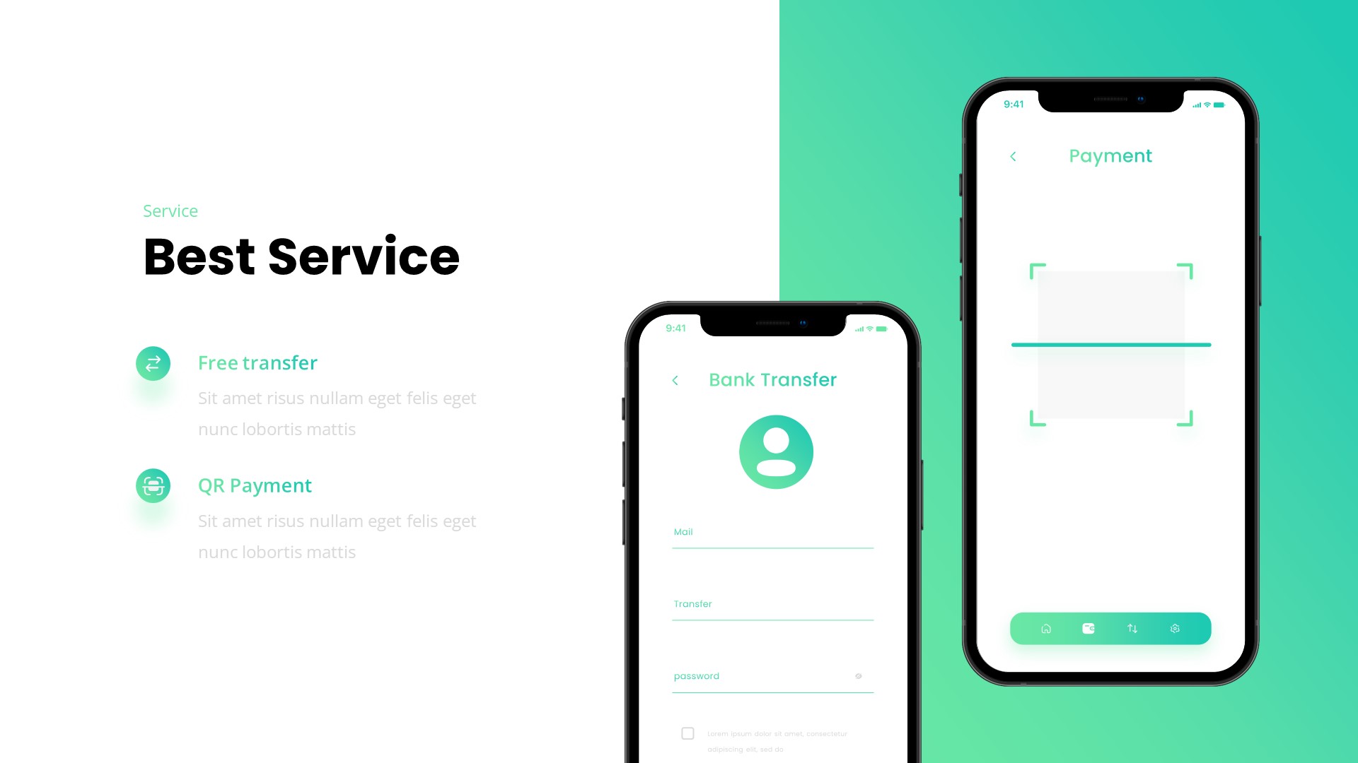 Cashier - Payment Mobile Apps Powerpoint Template, Presentation Templates