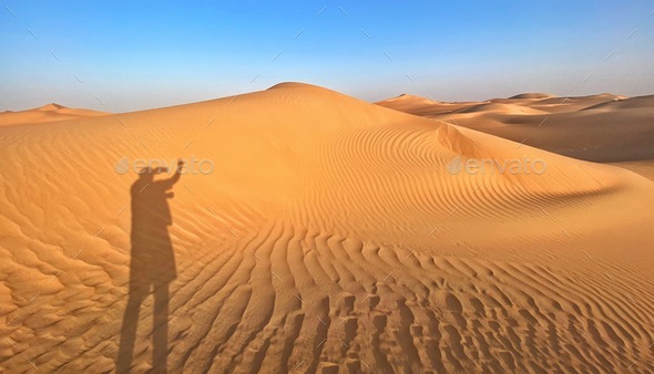Desert SandScape Landscape and Shadow Stock Photo by spencerpa440 ...