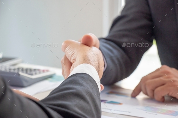 Business hand shaking Stock Photo by Thanineech | PhotoDune