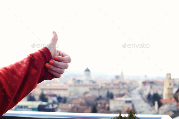 Woman’s hand showing the Like sign Stock Photo by andreealive | PhotoDune