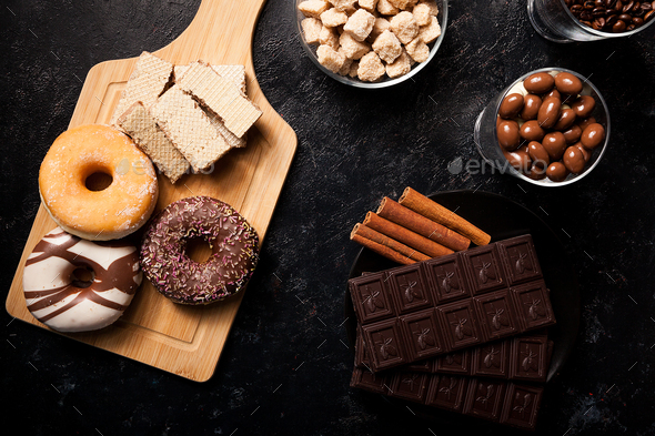 Different type of sweets Stock Photo by DC_Studio | PhotoDune