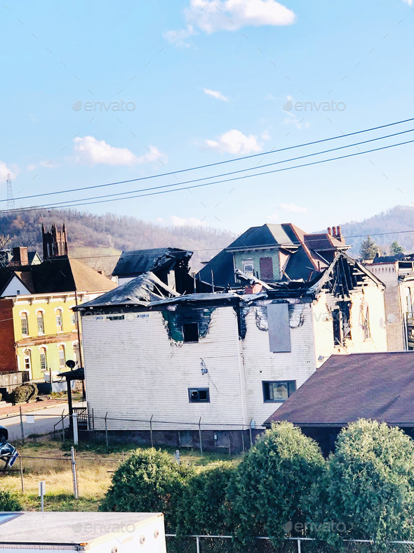 House destroyed by fire. Stock Photo by marisap7 | PhotoDune