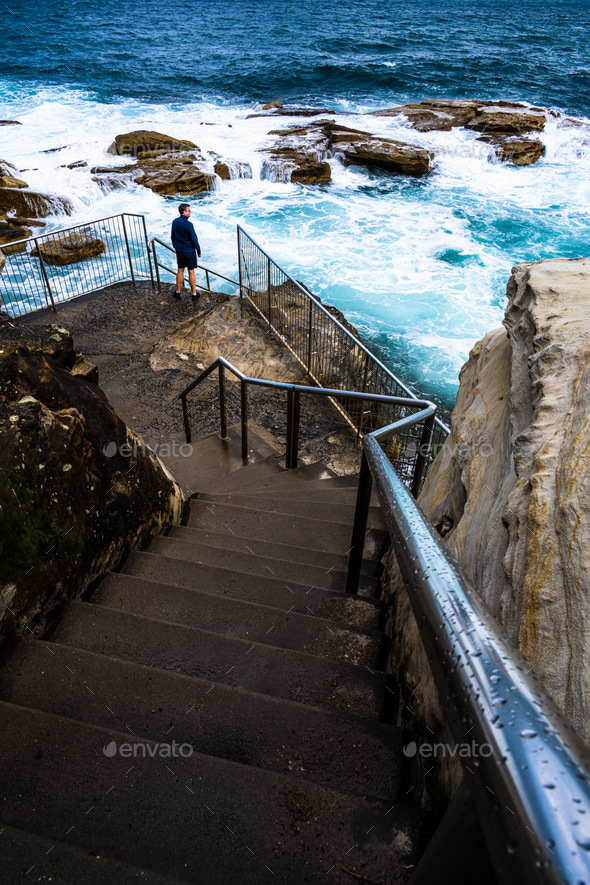 Giles Baths, located at the foot of the northern headland of Coogee ...