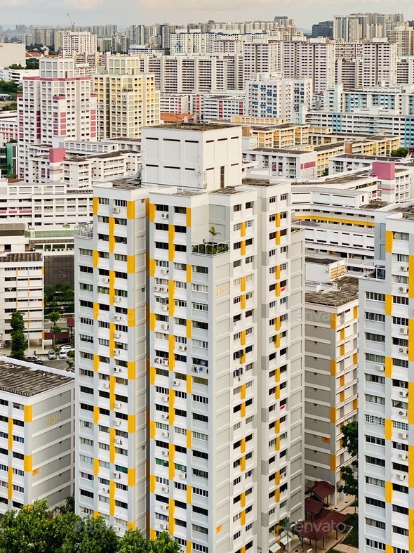 Singapore’s public housings (HDB Flats). Stock Photo by Javanng | PhotoDune